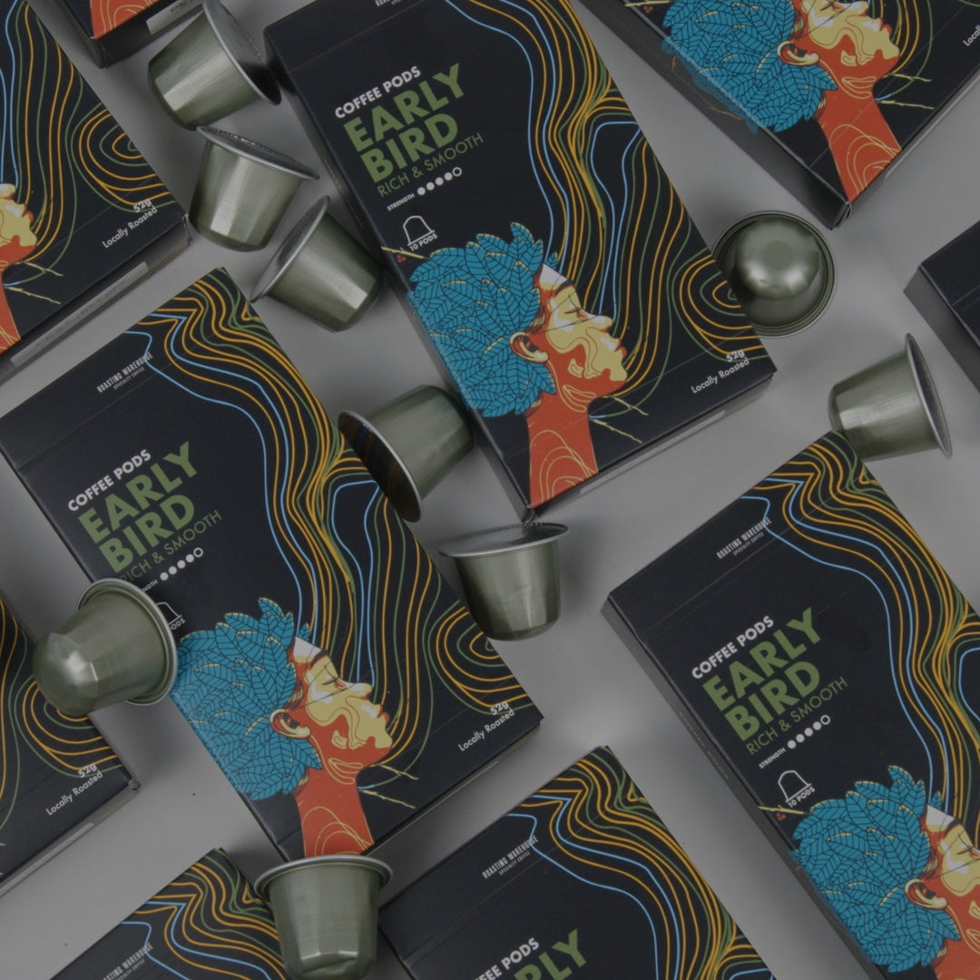 Early Bird Coffee Pods – Roasting Warehouse Specialty Coffee