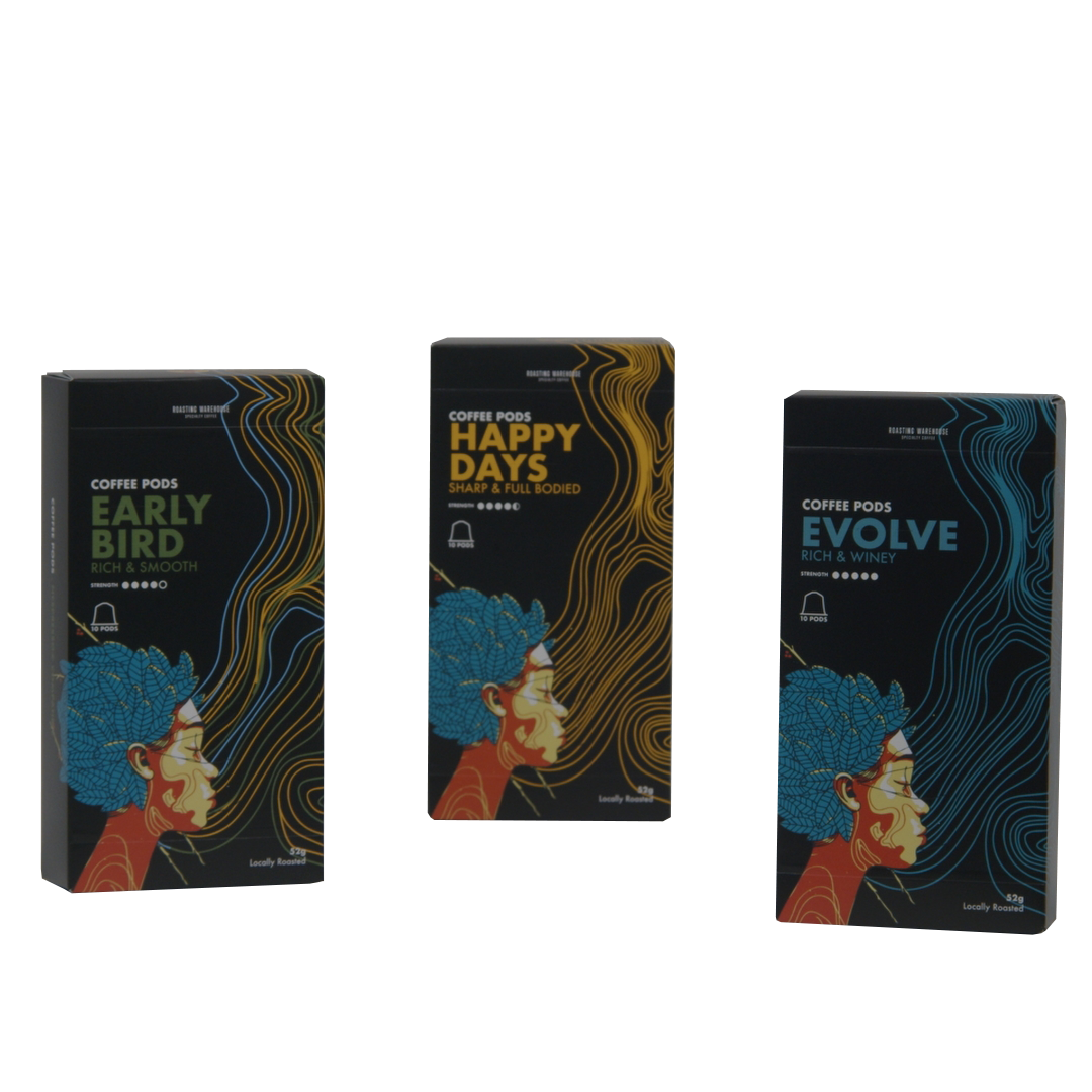Pods Starter Pack Bundle – Roasting Warehouse Specialty Coffee