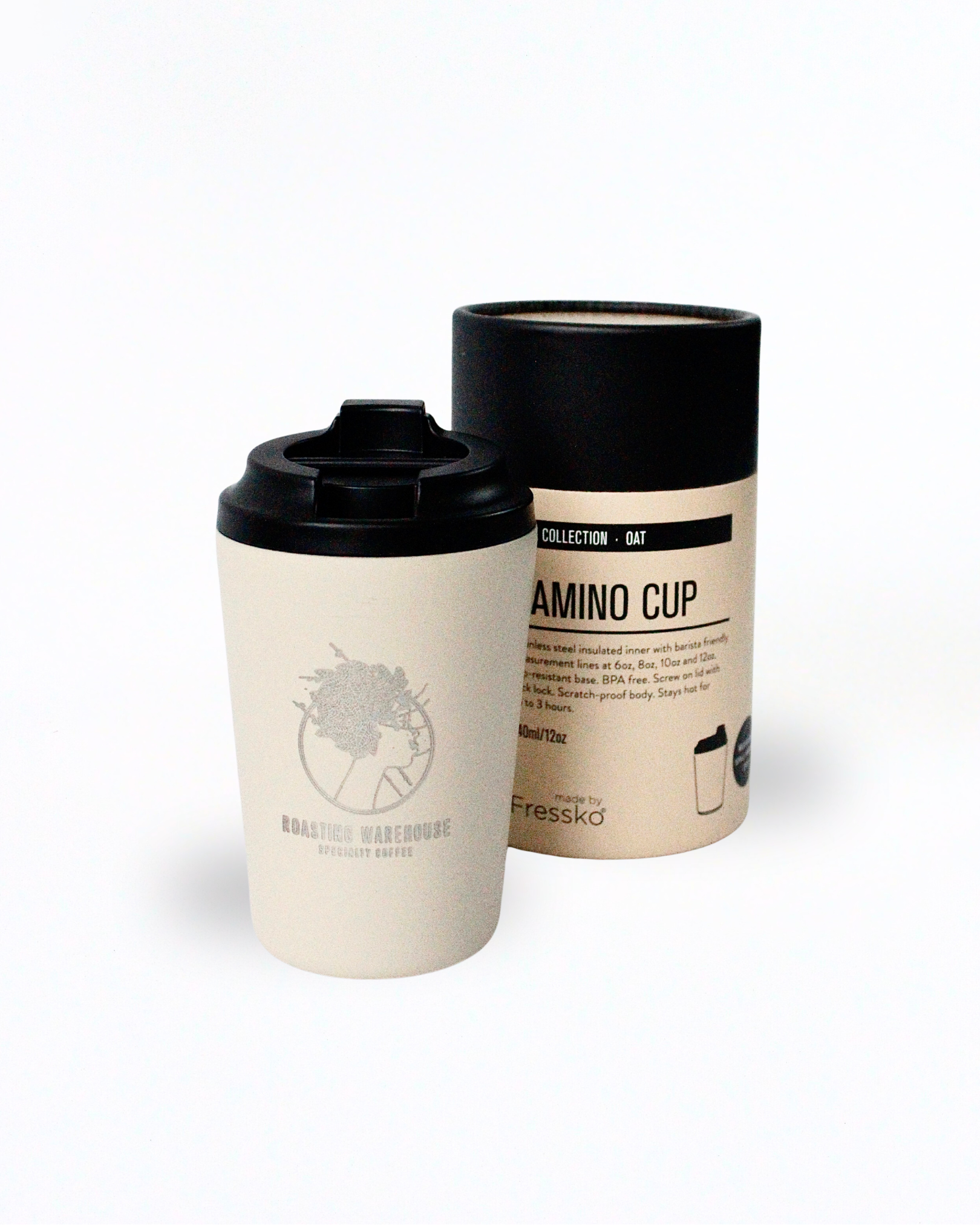 Fressko Reusable Cup 12oz – Roasting Warehouse Specialty Coffee