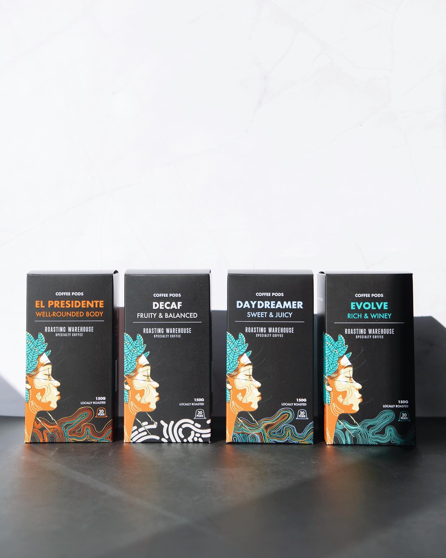 El Presidente Coffee Pods 20 capsules pack – Roasting Warehouse ...